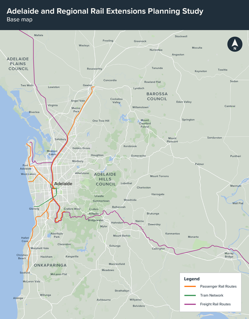 Adelaide Regional Rail Extensions Planning Study - Department for ...